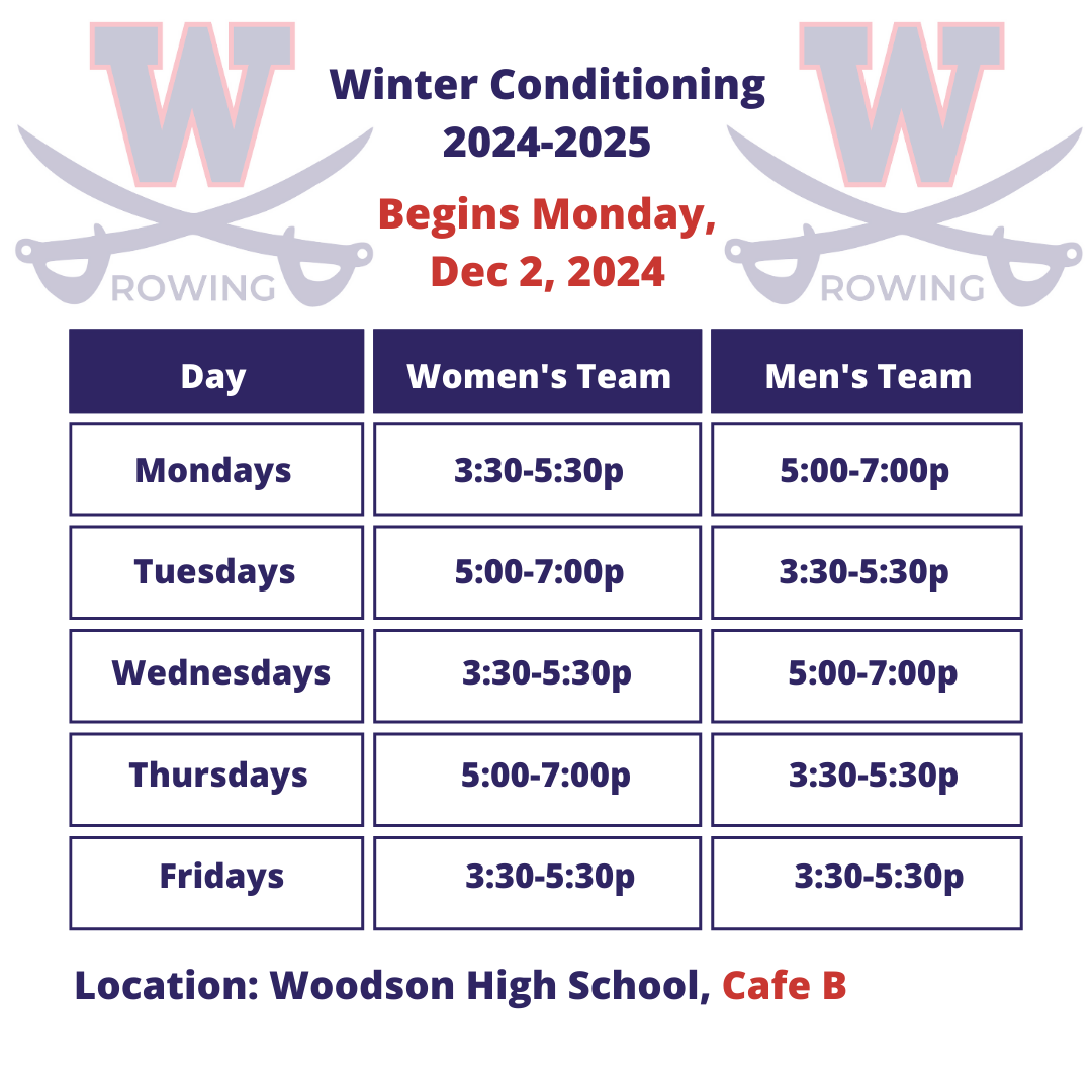 Winter Conditioning – Woodson Rowing